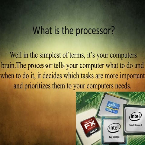 What is the processor | PPT