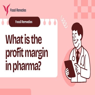 What Is the Profit Margin in Pharma? A Detailed Explanation | PDF