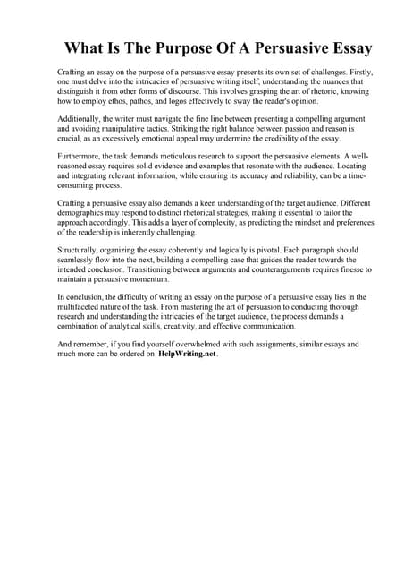 Introduction Essay Samples | PDF