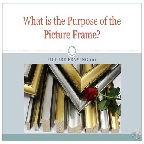 What is the Purpose of the Picture Frame? | PDF