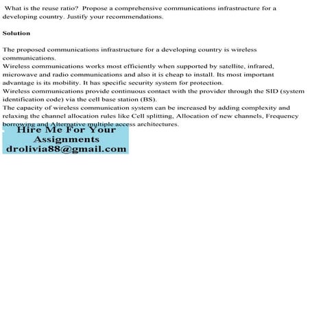 What is the reuse ratio Propose a comprehensive communications infr.pdf