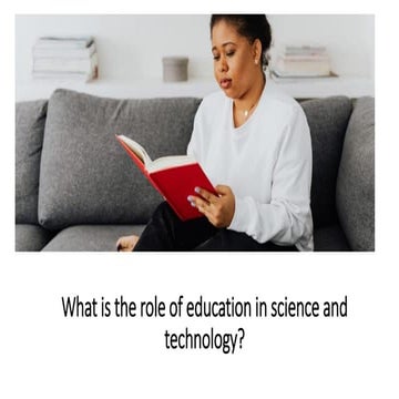 What is the role of education in science.pdf