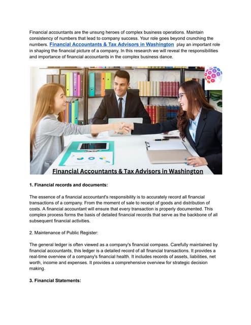 Financial Statements Guide for Small Businesses: | PDF