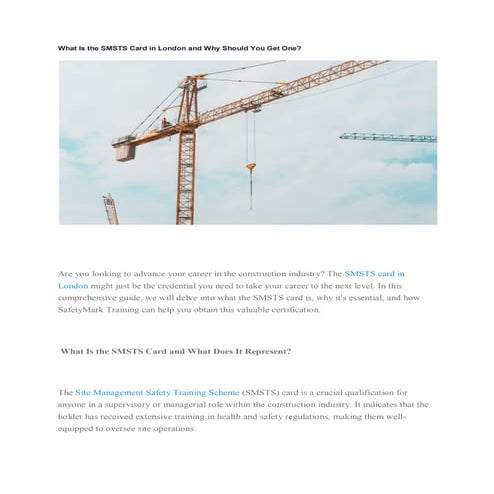 What Is the SMSTS Card in London and Why Should You Get One.pdf