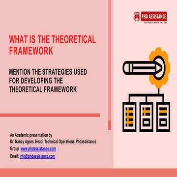 What is the Theoretical Framework? Mention the Strategies Used for ...