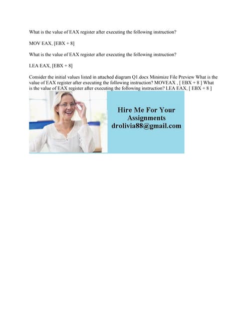 What is the value of EAX register after executing the following instru.pdf What is the value of EAX register after executing the following instru.pdf