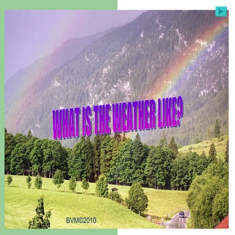 What is the weather like | PPT