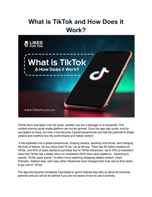 TikTok | PDF