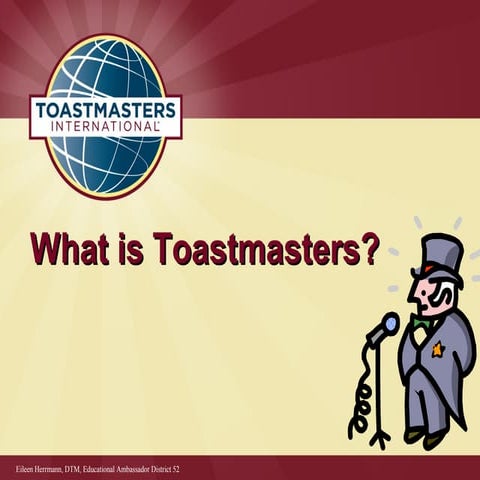 What is Toastmasters? | PPT