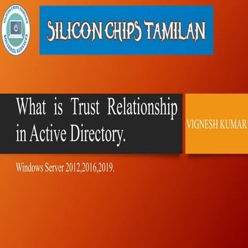 What is Trust Relationship in Active Directory.pptx