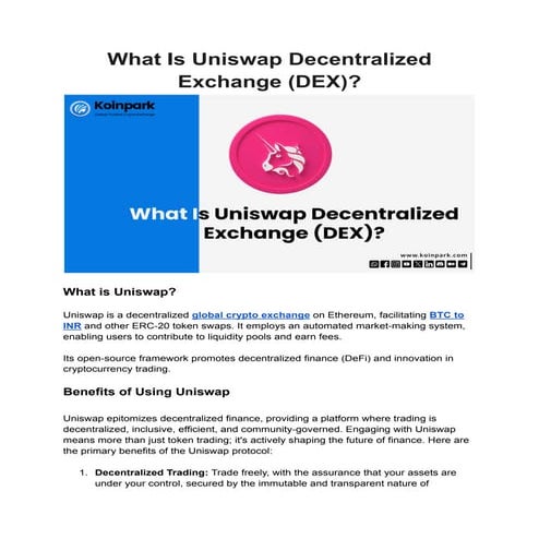 What Is Uniswap Decentralized Exchange (DEX)_.pdf