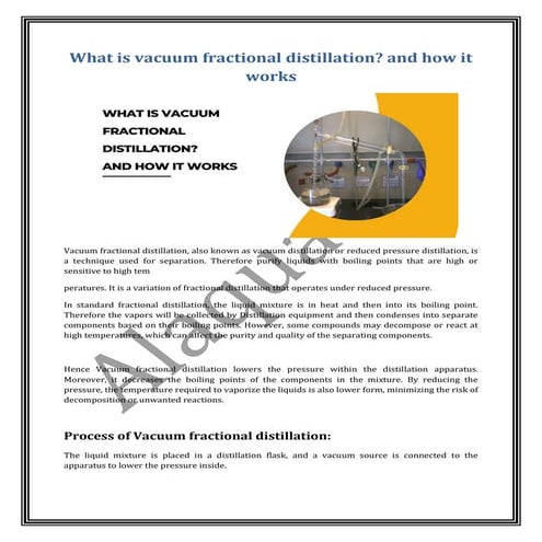 What is vacuum fractional distillation.pdf