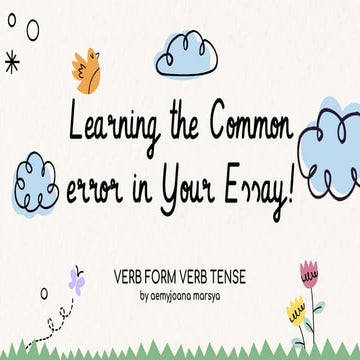 What is verb form and verb tenses.pptx