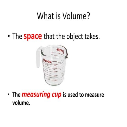 What is volume | PPTX
