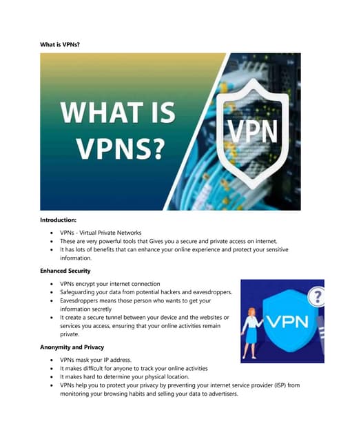 Presentation on VPN | PPT