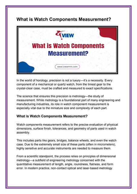 What is Component Height Metrology and Why It is Important.pdf