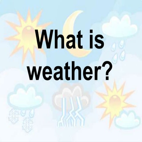 What is weather | PPT