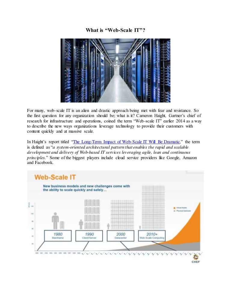 What is Web-Scale IT