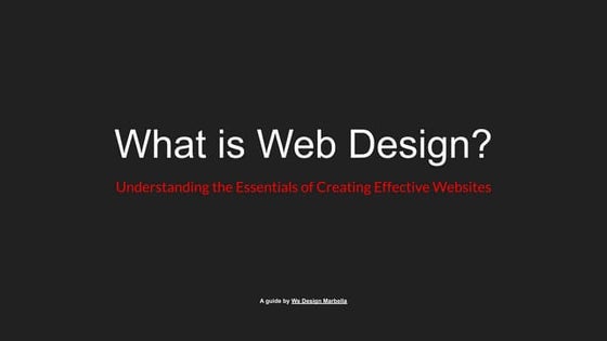 Presentation of web designing | PPTX | Web Design and HTML | Internet