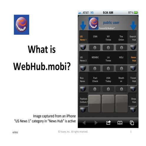 What is webhub.mobi? | PDF