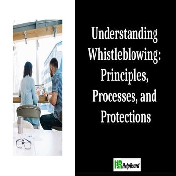 What is Whistleblowing Policy , Whistle Blowing Policy Example | PPTX