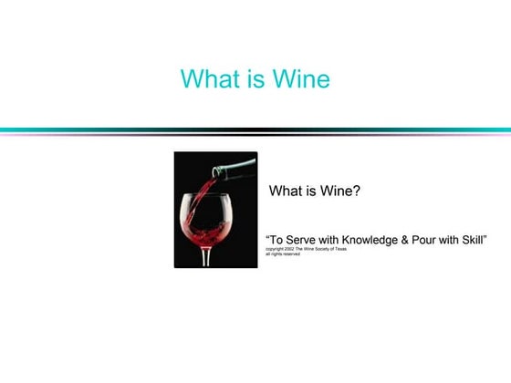What is wine | PPT