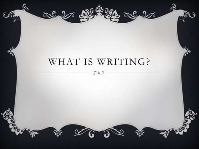 The Writing Process | ODP