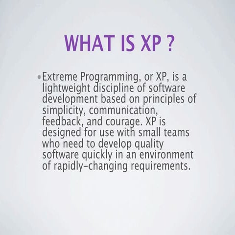 What Is XP | KEY