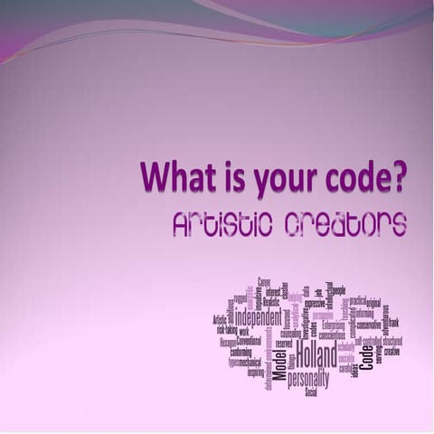 What is your code? Are you artistic creators? | PDF | Theater | Fine Art