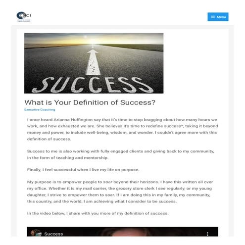 What is Your Definition of Success? | PDF