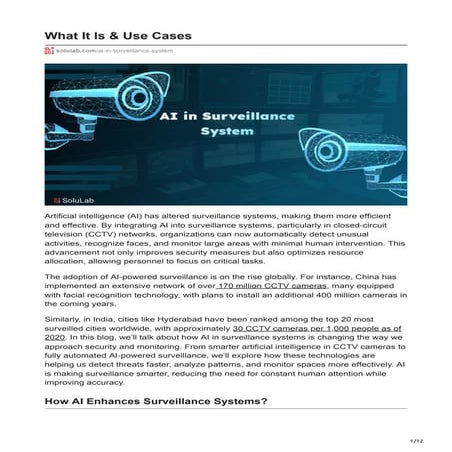 How Artificial Intelligence Revolutionizes Modern Security | PDF