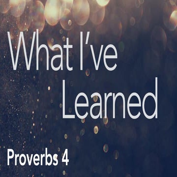 What i've learned | PPT