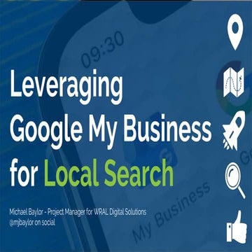 Leveraging Google My Business for Local Search | PPT