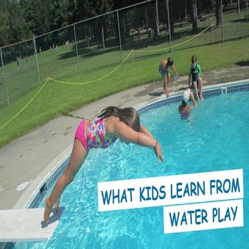 What Kids Learn from Water Play | PPT
