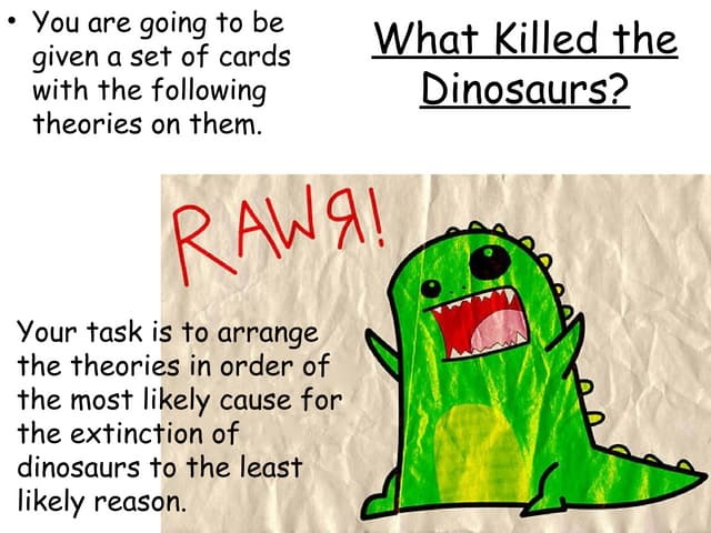 Extinction of the Dinosaurs.ppt