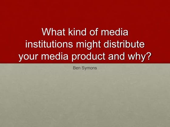 Case study on summit entertainment | PPT