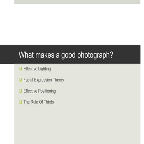 Composition, some basic rules of photography | PPT