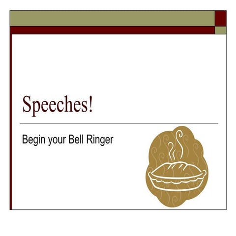 What Makes a Good Speech Lesson by Noble Newman | PPT
