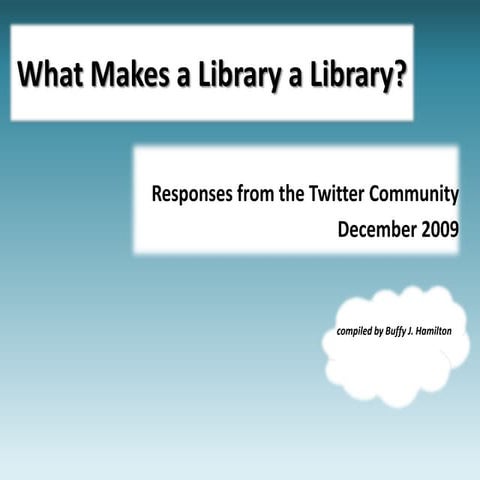 What Makes A Library A Library | PPTX