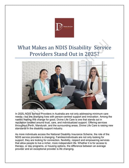 NDIS Specialist Disability Accommodation (SDA): Empowering Independence ...