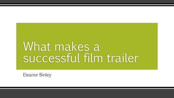 Codes and conventions of film trailers | ODP