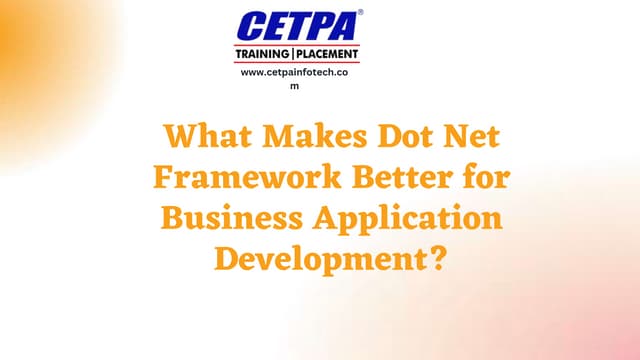 Dot Net Framework | PPTX