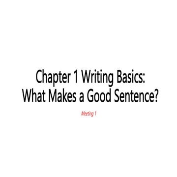 What makes good sentence in learnin.pptx