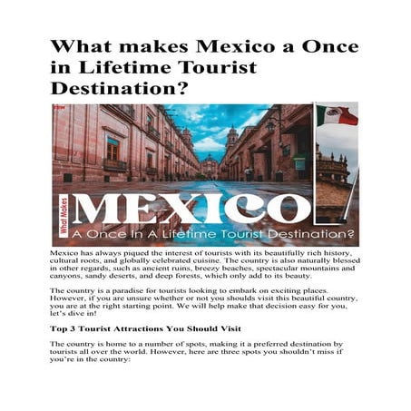 Basic Spanish for a Trip to Mexico | PDF