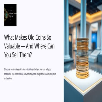 What Makes Old Coins So Valuable — And Where Can You Sell Them | PPTX