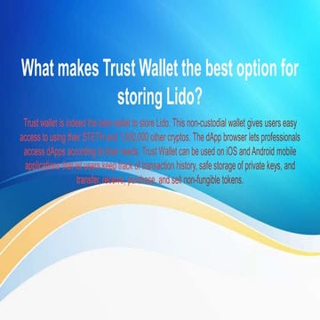 What is Polkadot and which is the best hardware wallet to store DOT_.pptx