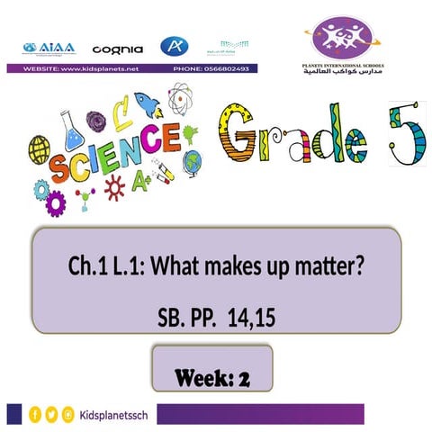 Ch.1 L.1:What makes up matter grade 4.pptx