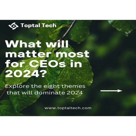 What matters most for CEOs in 2024? PDF FILE | PDF