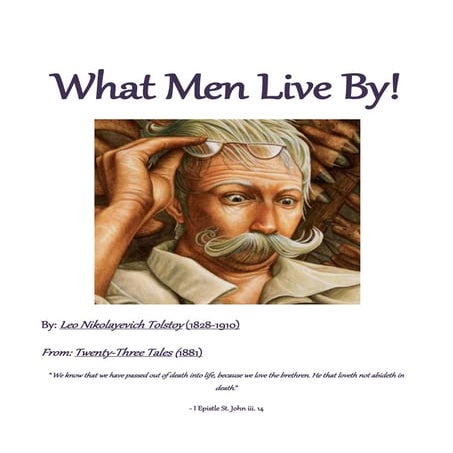 What men live by! | PDF
