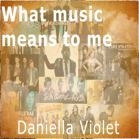 What music means to me presentation | PPTX